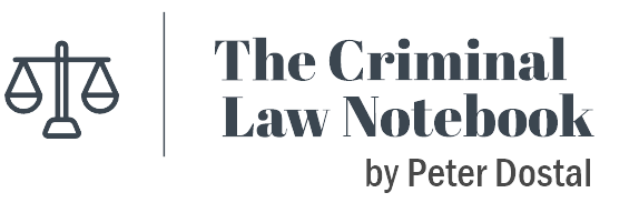 Criminal Code and Related Definitions - Criminal Law Notebook